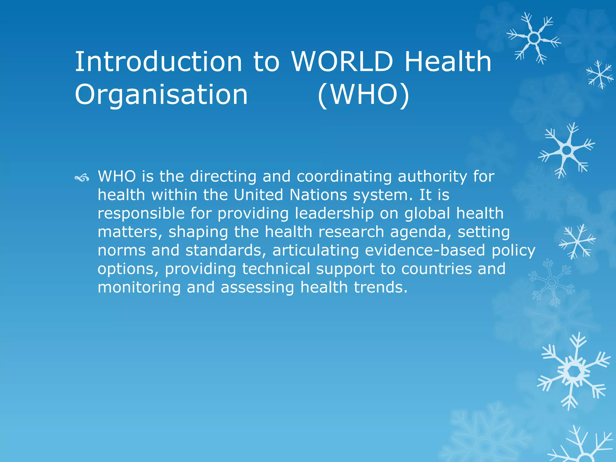 World health | PPTX | Infectious Diseases | Diseases and Conditions