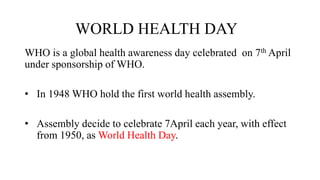 World Health Day Theme My health my right7 April 2024 | PPTX