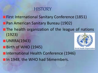 World health organisation | PPTX