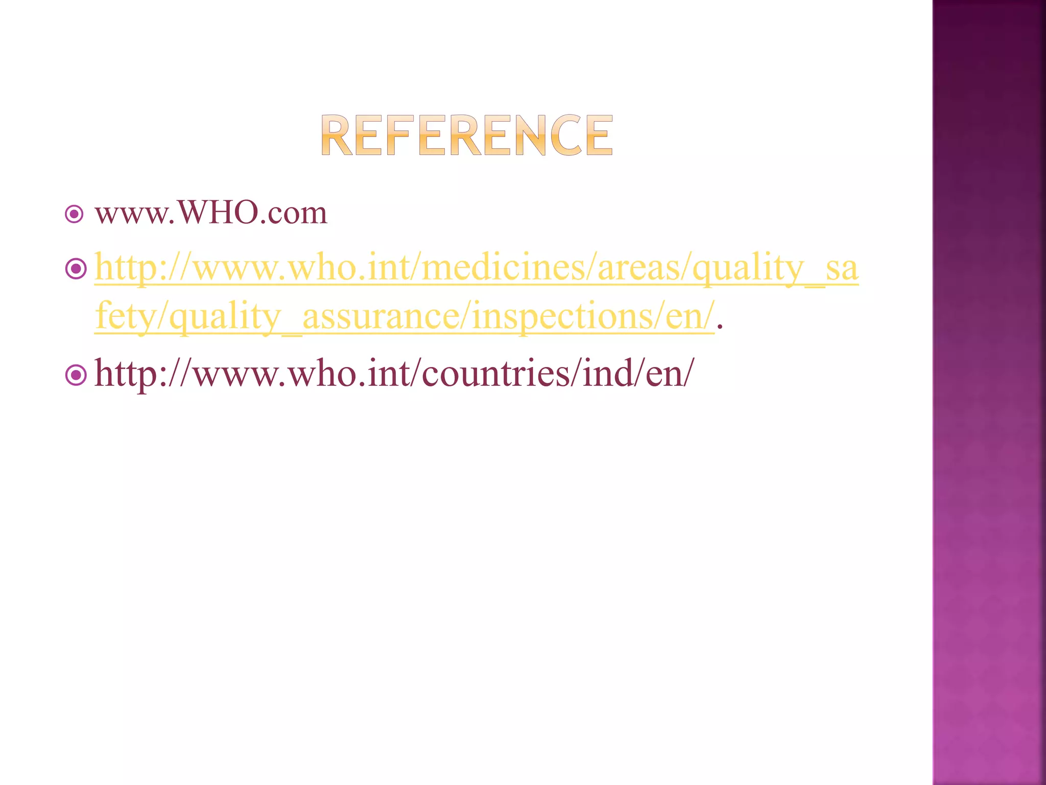World health organisation | PPTX