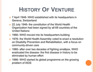 world health organisation | PPTX