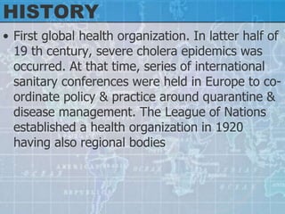 World health organization | PPTX