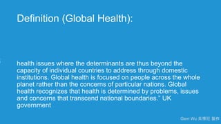 World health organization 簡介 | PPTX
