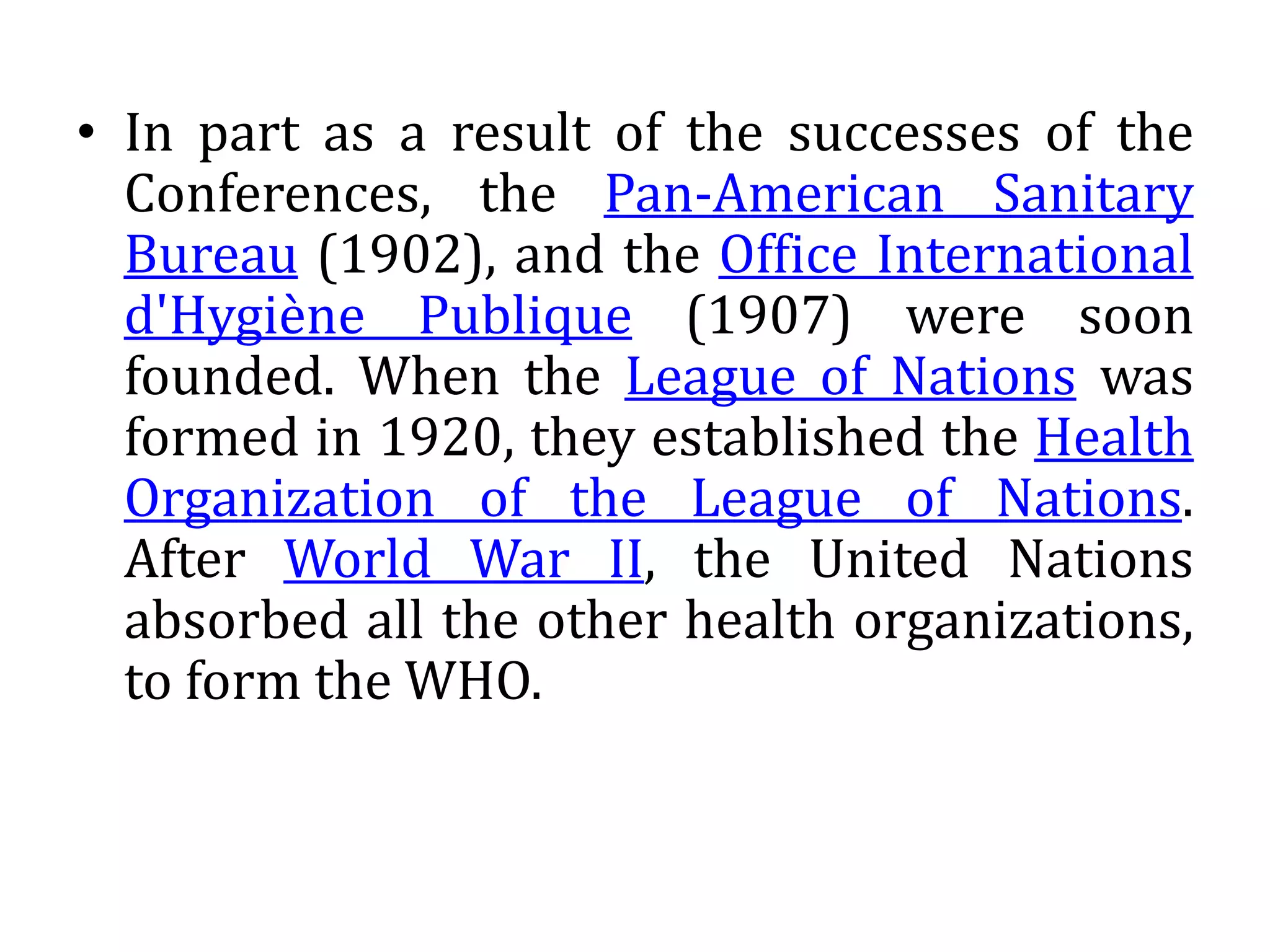 World health organization | PPTX