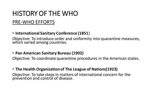 World health organization | PDF