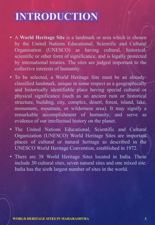 World Heritage Sites in Maharashtra | PPTX