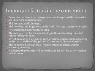 World Heritage Convention | PPTX