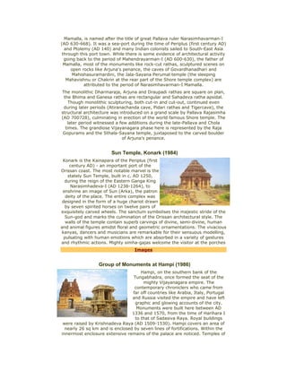 World heritage monuments of india | DOC