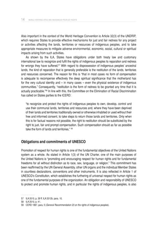 World heritage sites and indigenous peoples rights an introduction | PDF