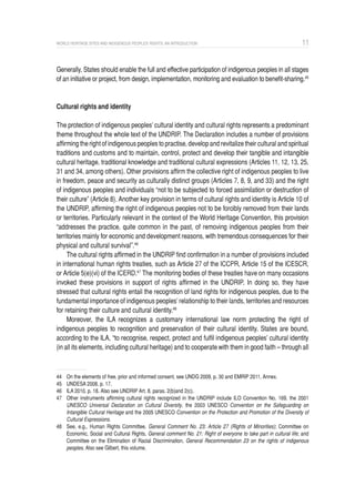 World heritage sites and indigenous peoples rights an introduction | PDF