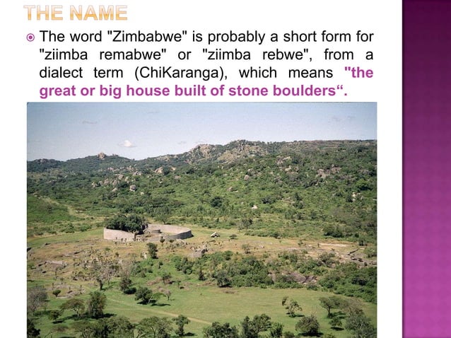 World Heritage Sites In Zimbabwe | PPTX | Africa Travel | Travel Locations