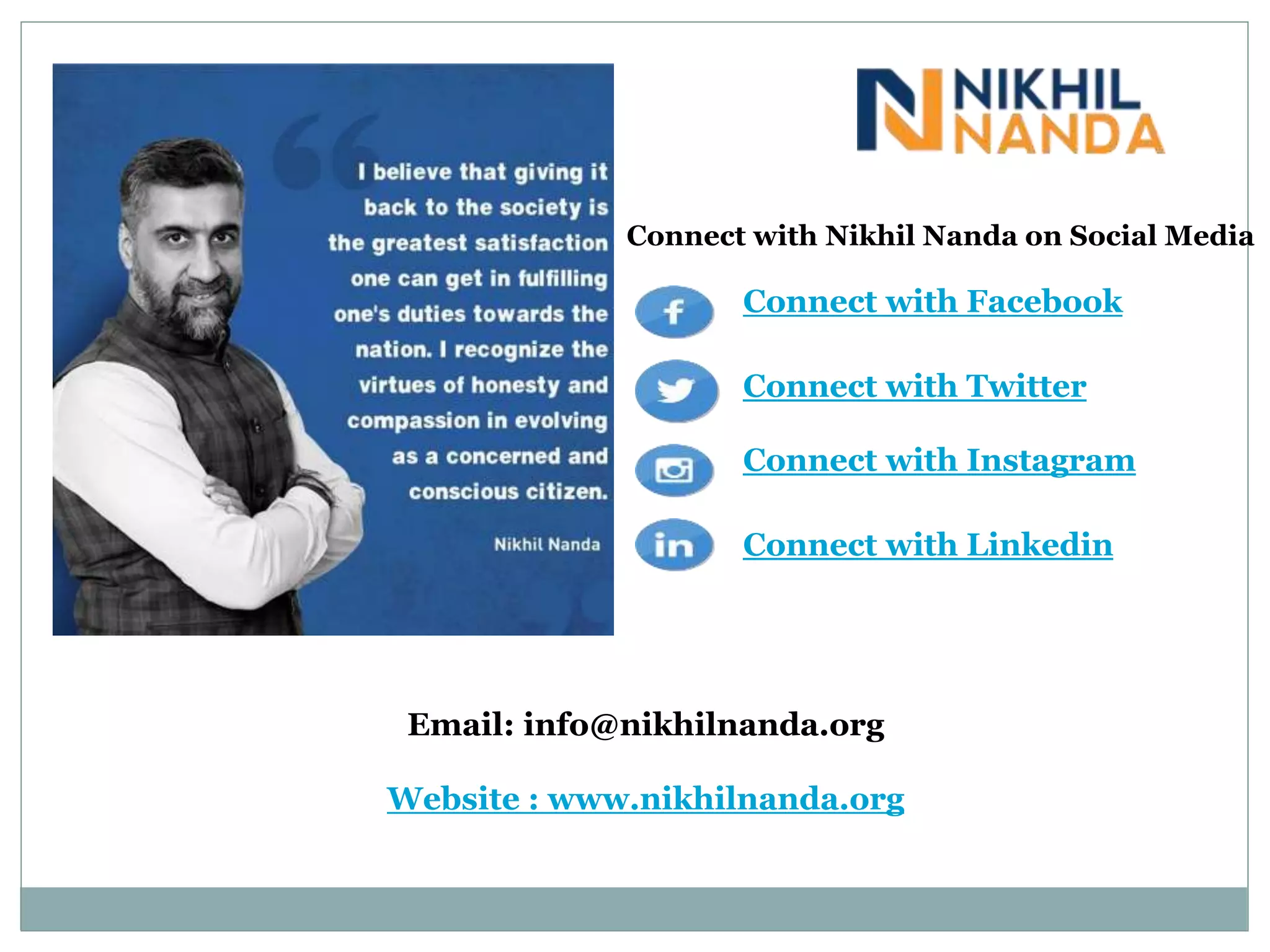 World hindu youth conference nikhil nanda | PPTX