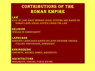 Roman Contributions Language