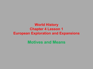 World history | PPT