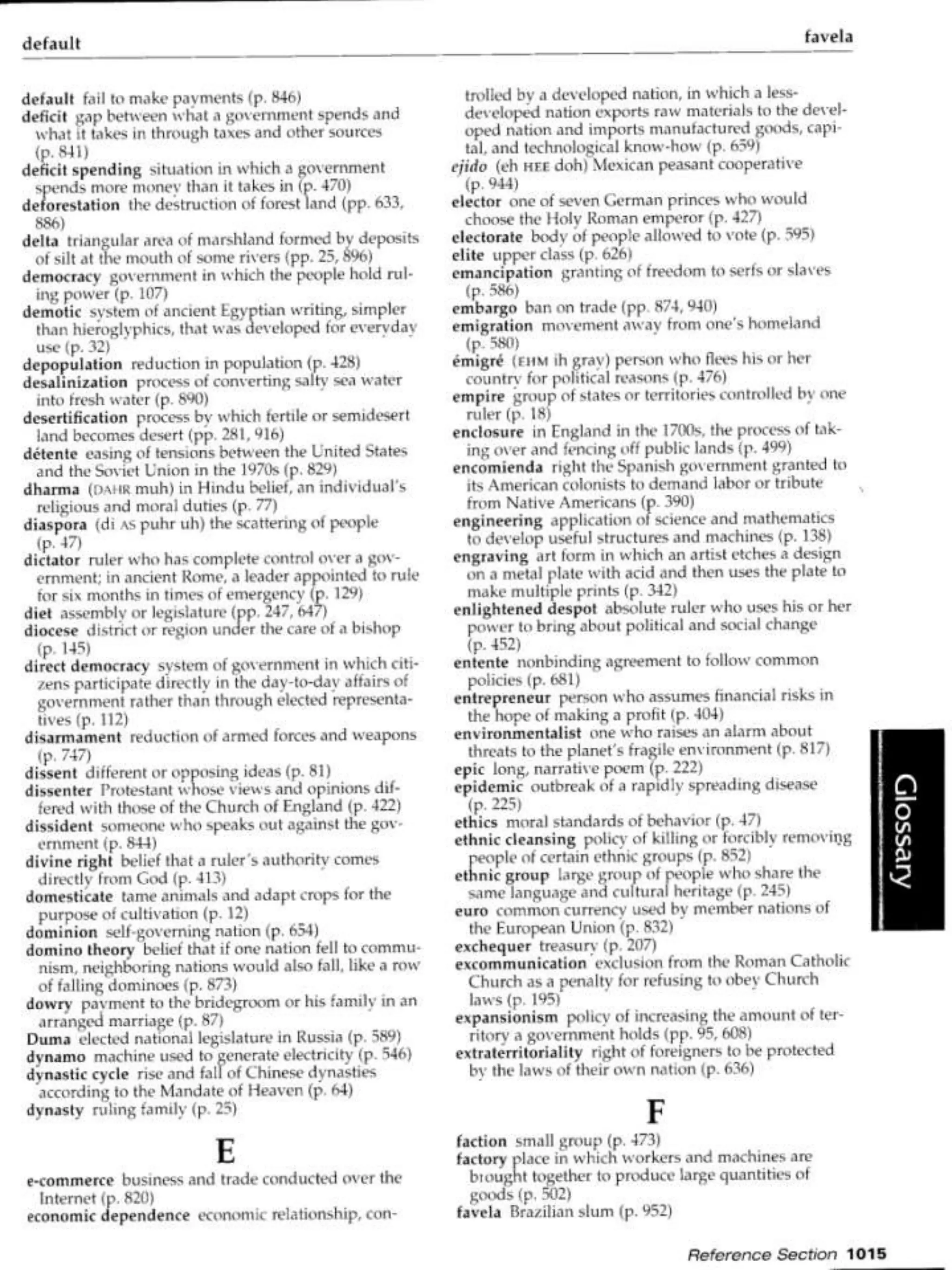 World History Glossary | PPTX