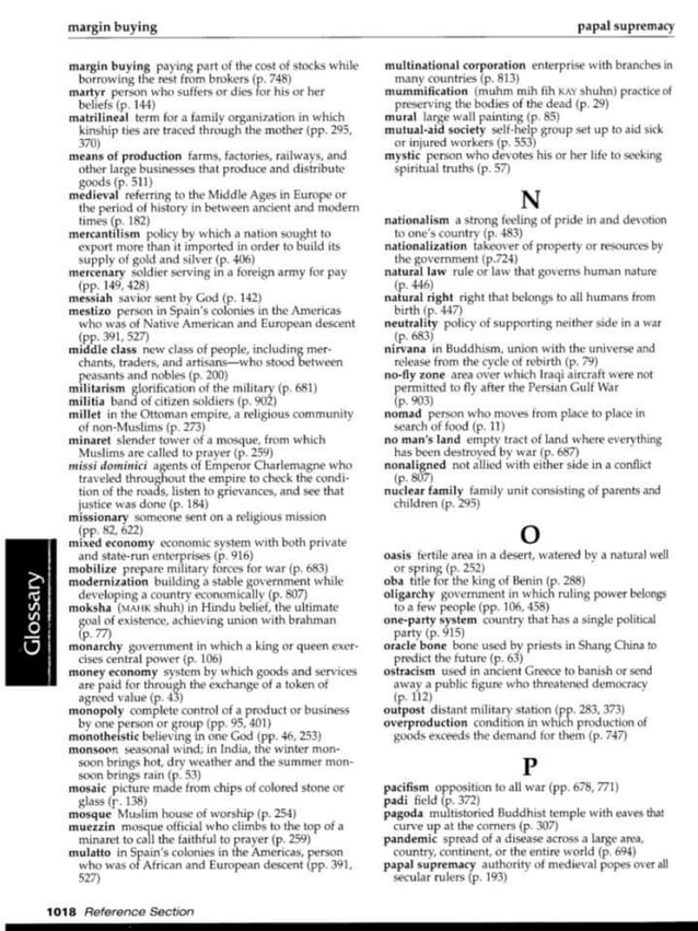 World History Glossary | PPTX