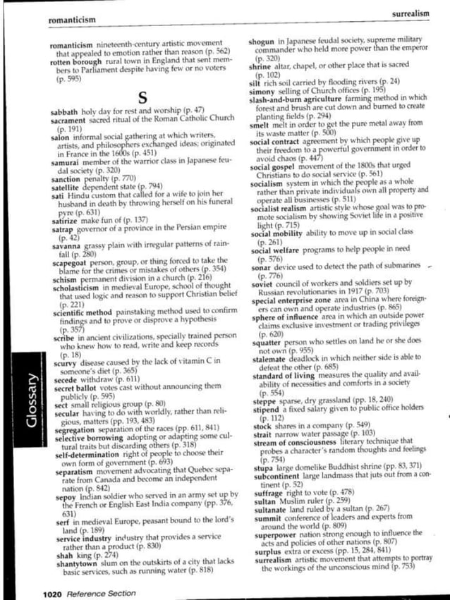 World History Glossary | PPTX