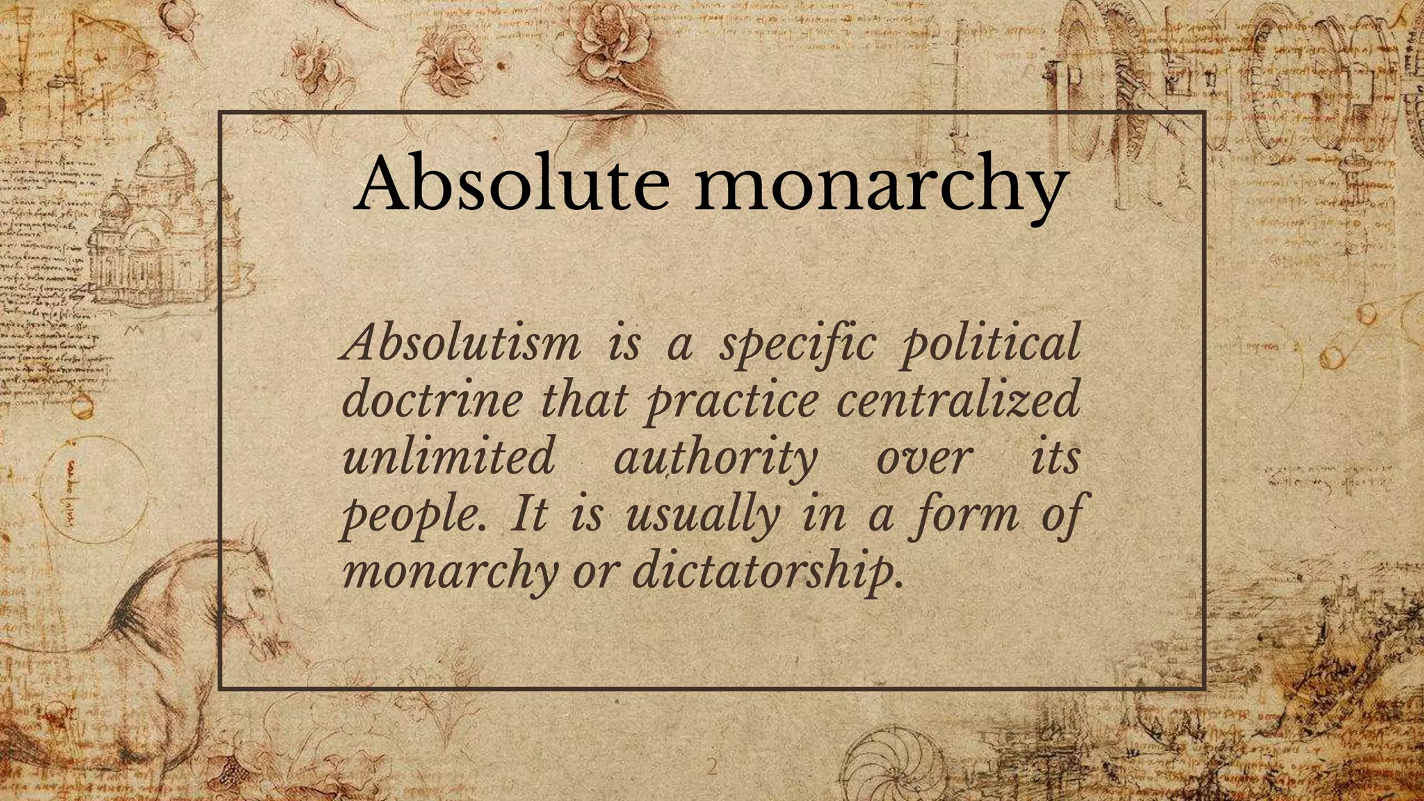 Absolutism in Europe | PPTX