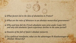 Absolutism in Europe | PPTX