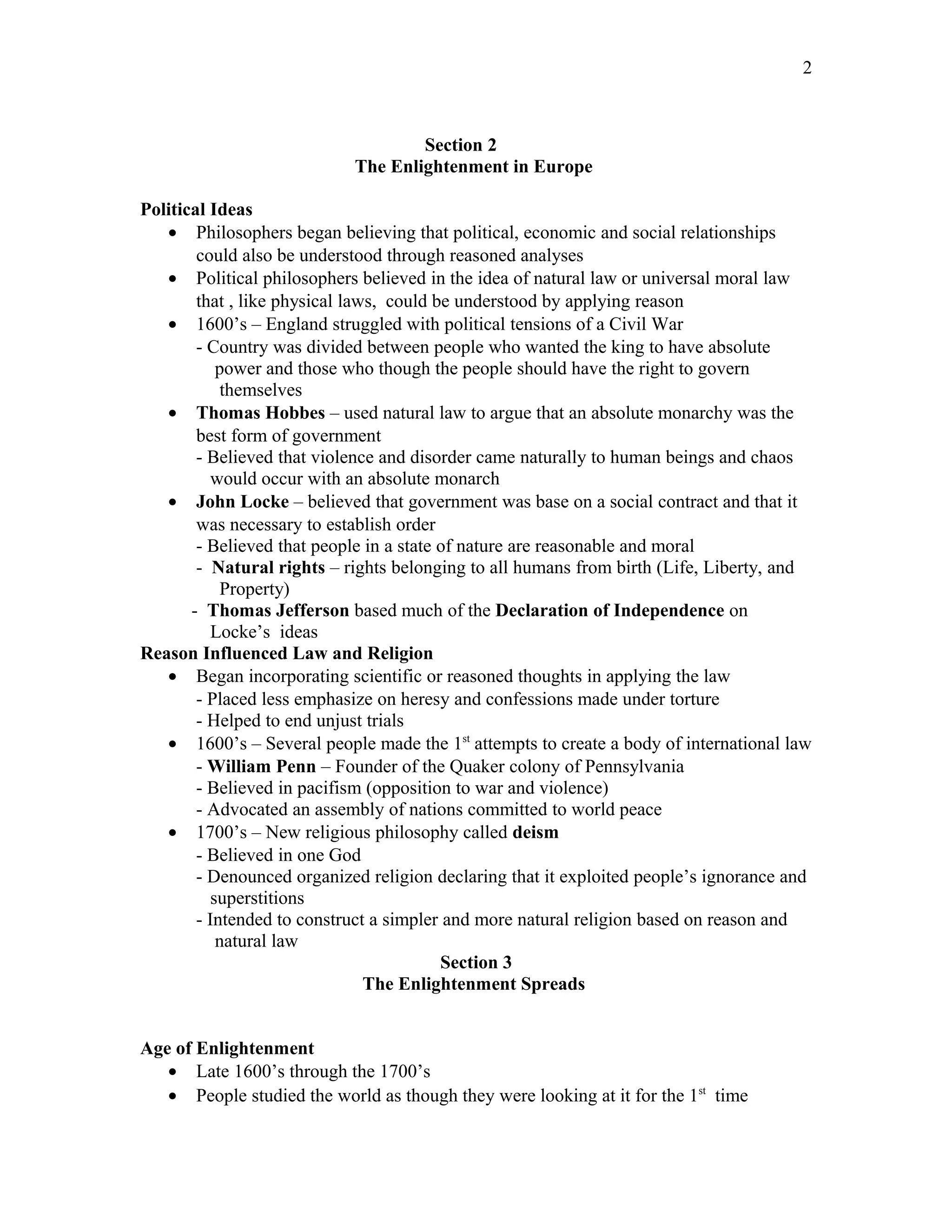 World history chapter 22 notes | DOC