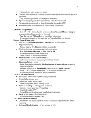 World history chapter 22 notes | DOC
