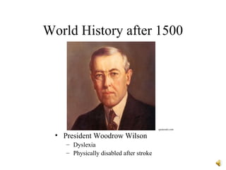 World history disability | PPT