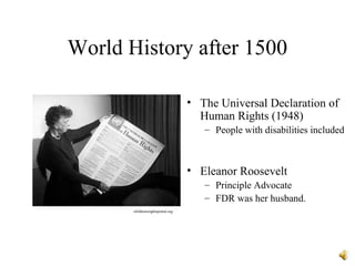 World history disability | PPT