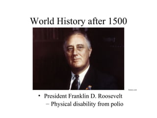 World history disability | PPT