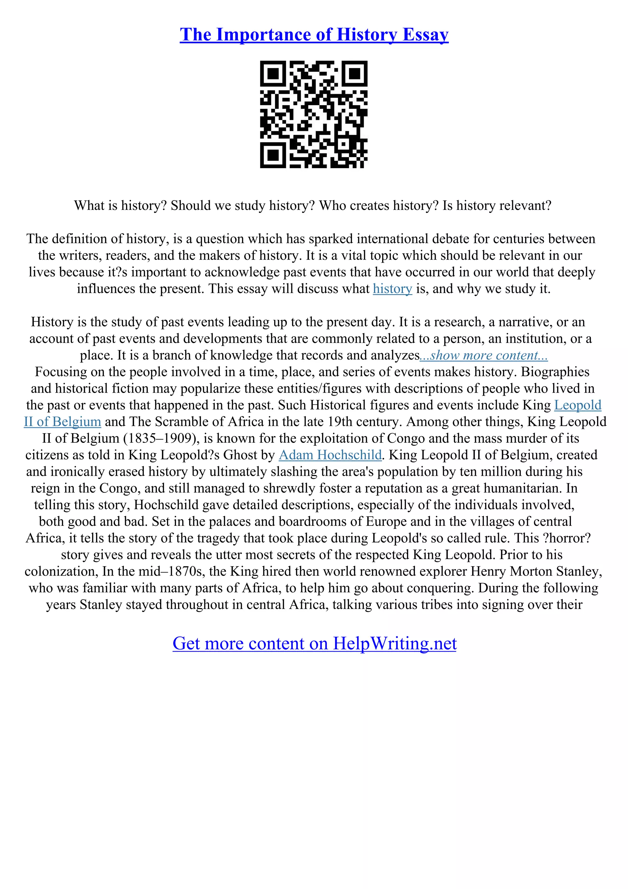 World History Essay Topics | PDF