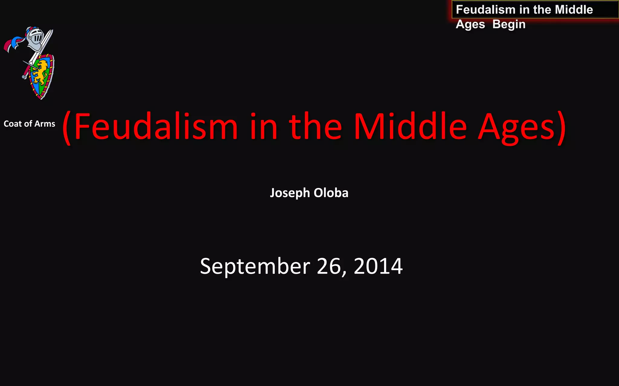 World history & geog presentation feudalism | PPT