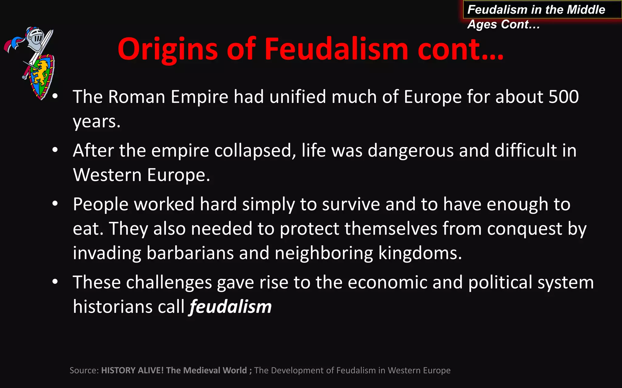 World history & geog presentation feudalism | PPT
