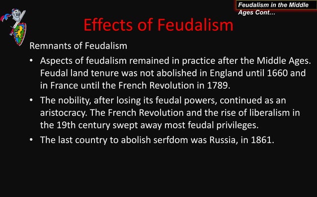 World history & geog presentation feudalism | PPT