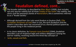 Feudalism Definition