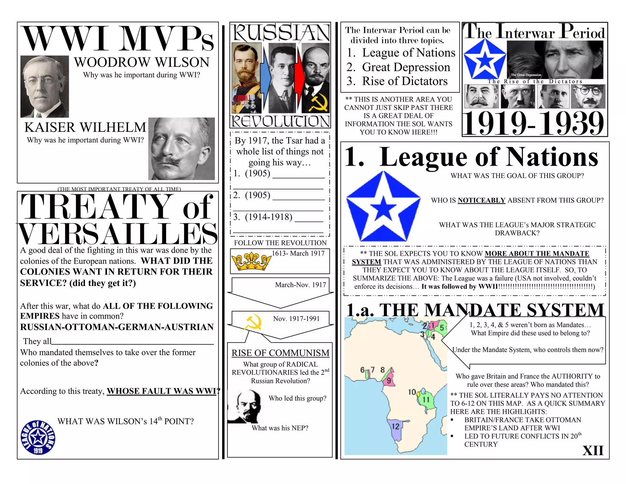 World History II review Guide | PDF