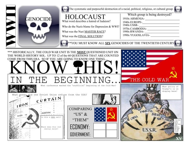 World History II review Guide | PDF