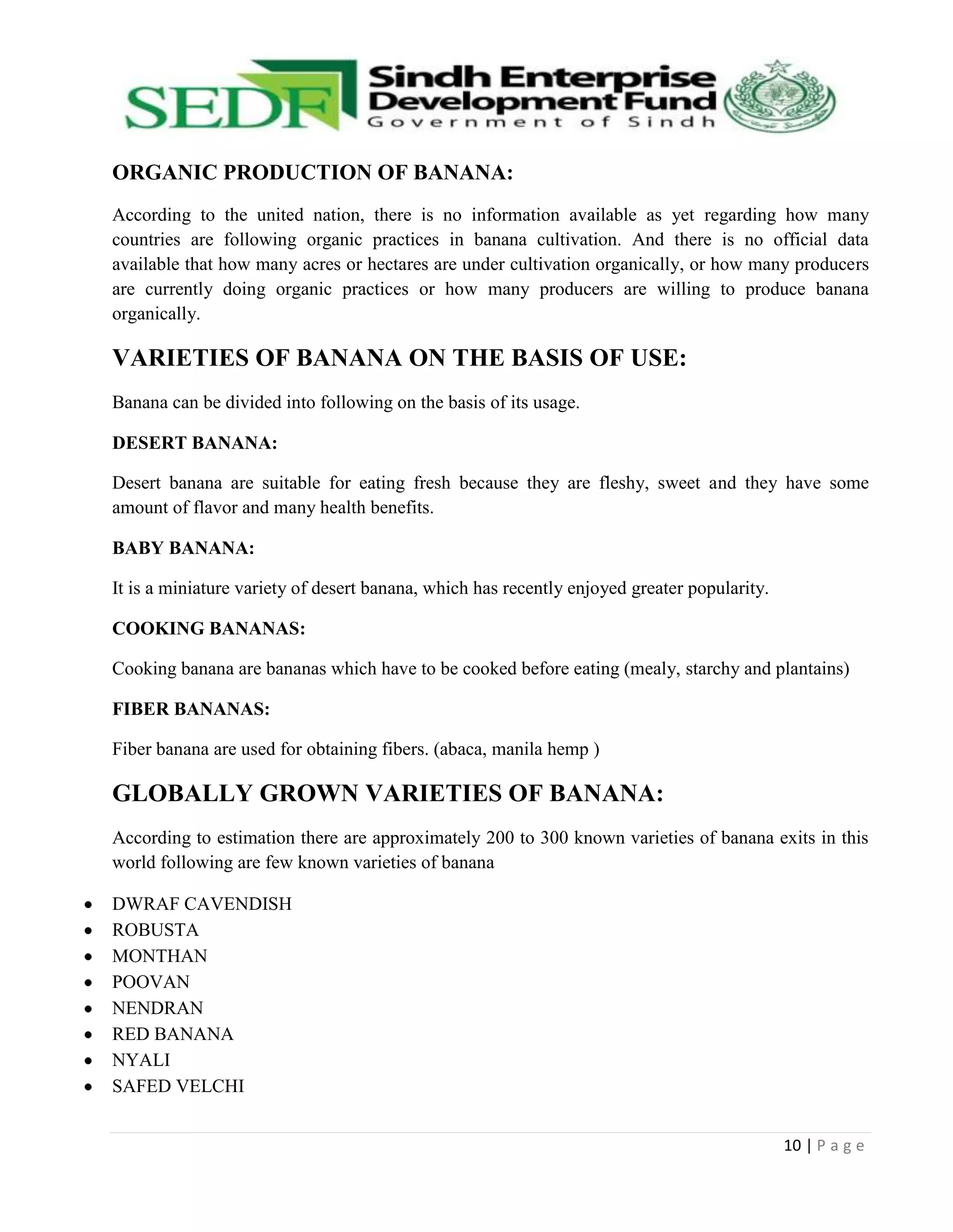 World history of banana | DOCX