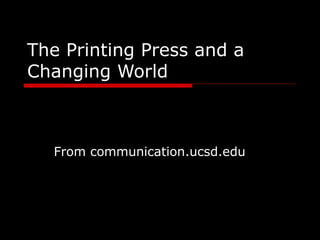 World history of printing | PPT
