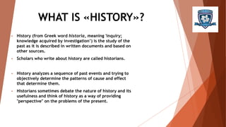 World History Overview | PPTX | Geology | Science