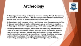 World History Overview | PPTX | Geology | Science