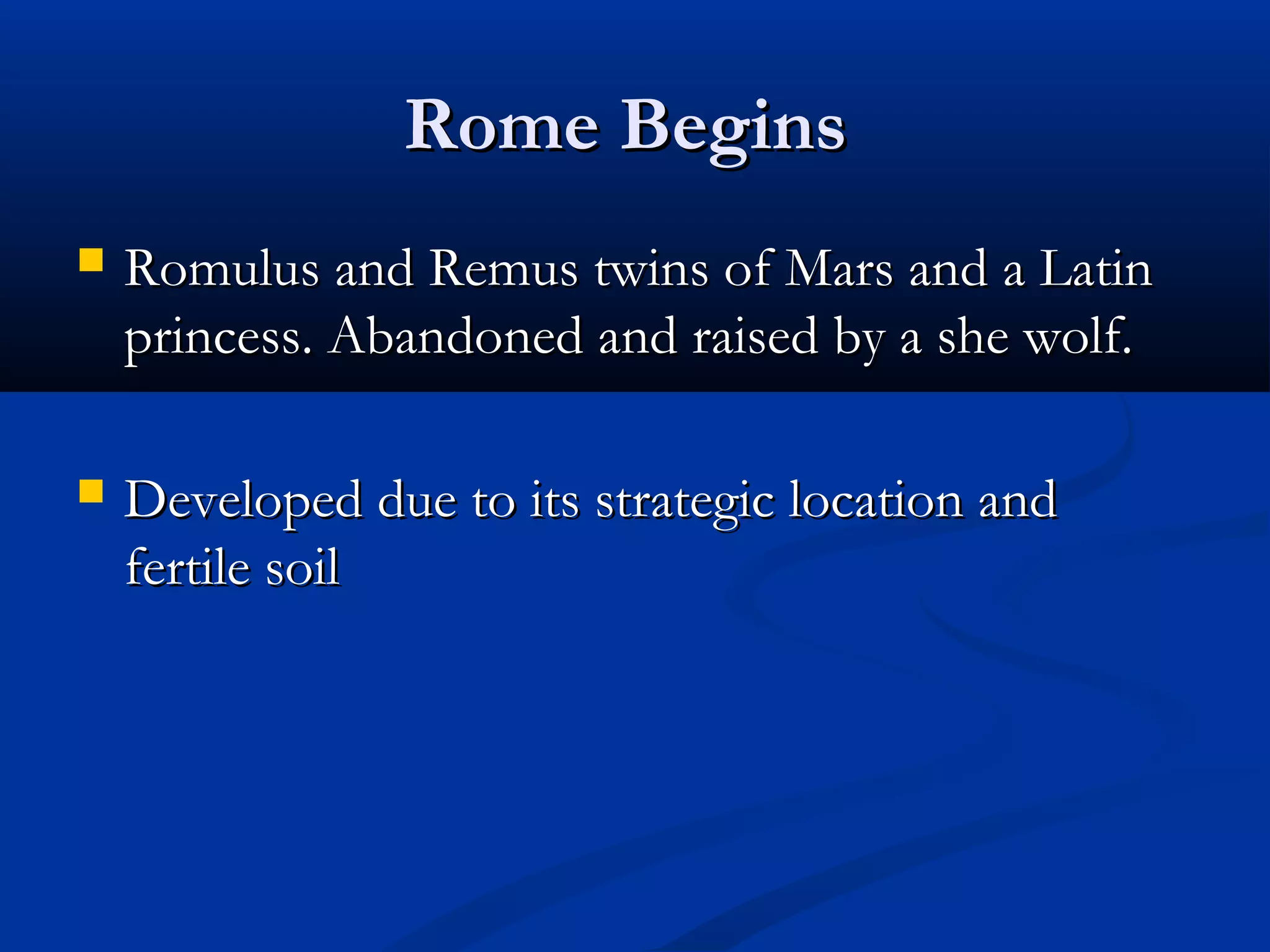 World history roman republic | PPT