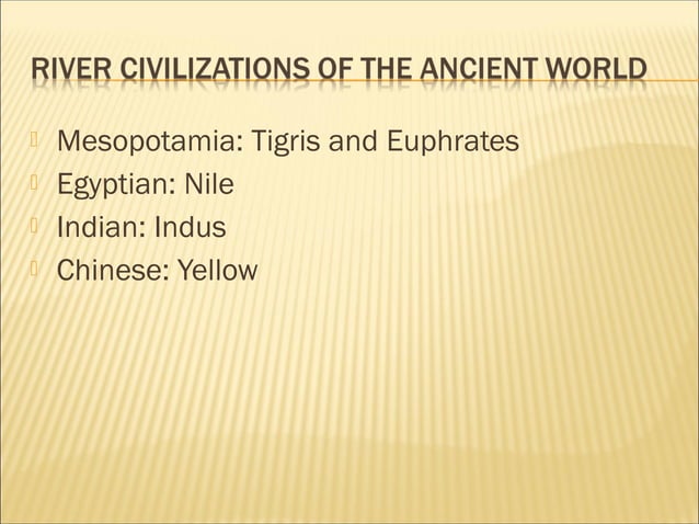 World / European History Unit1 -- The Ancient World | PPT