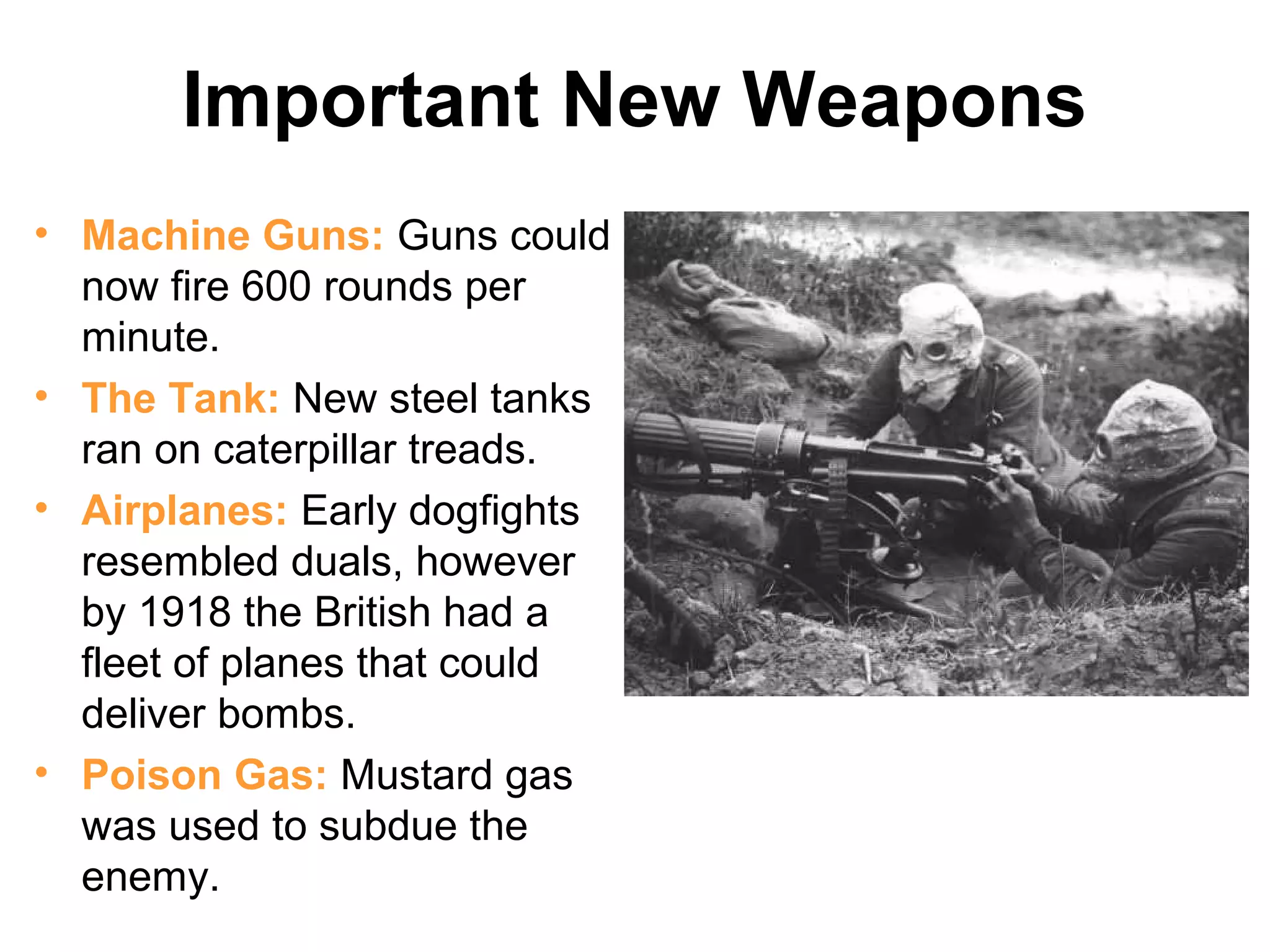 World history unit 2 lesson 3 trench warfare and us enters the war | PPT