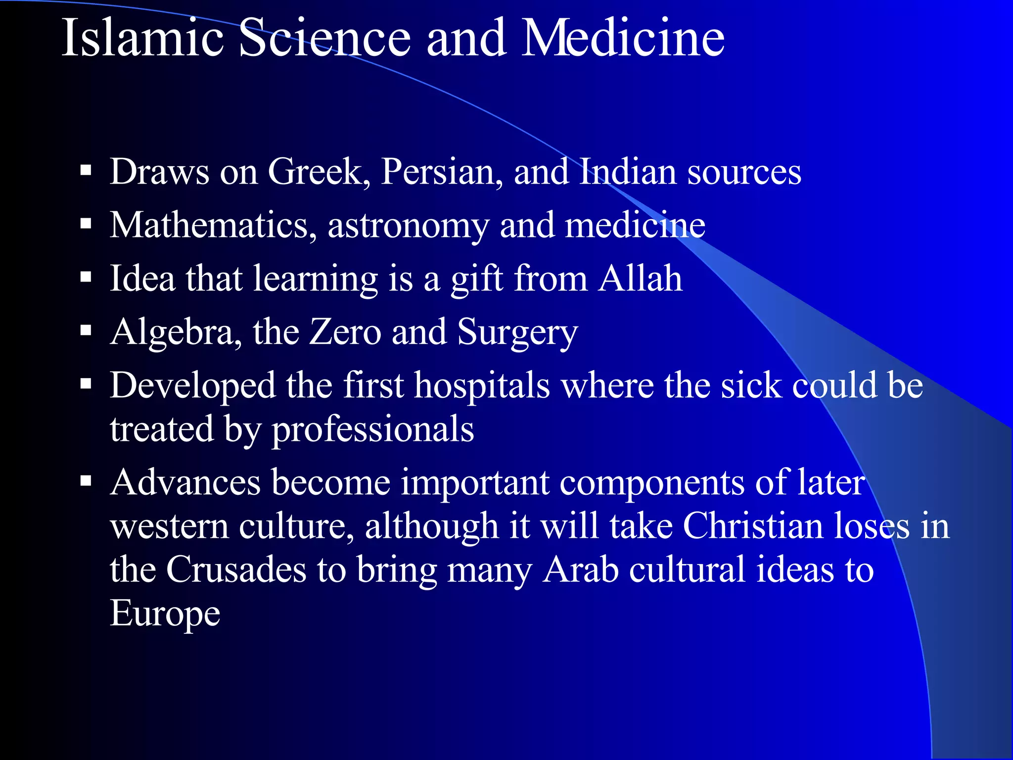 World History Unit4 Byzantium And Islam | PPT