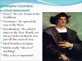 World History Unit7 Exploration And Discovery | PPT