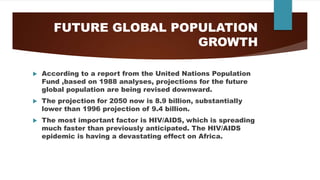 World human population growth through history | PPTX