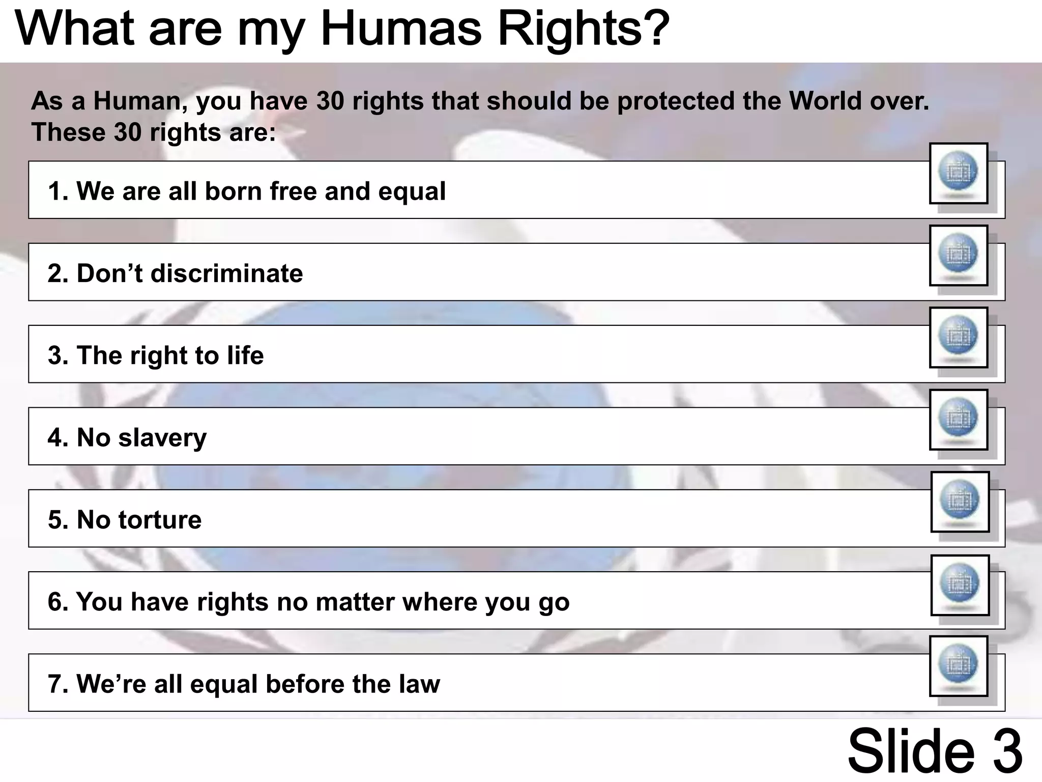 World human rights day | PPT