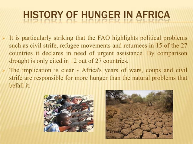 World Hunger - Africa | PPT