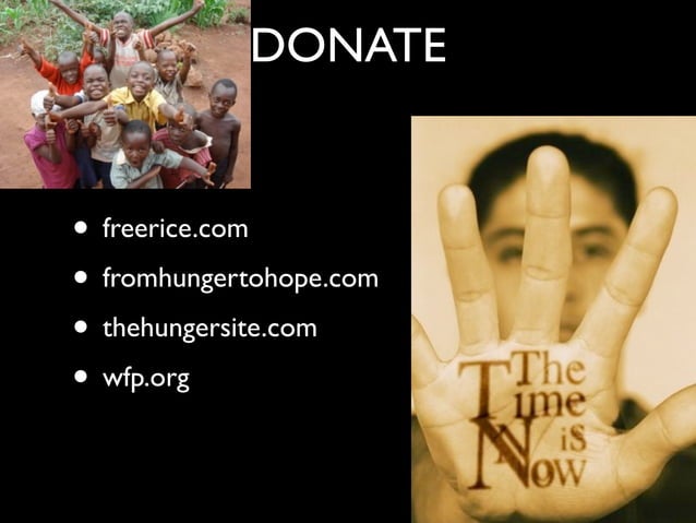 World hunger Presentation | KEY