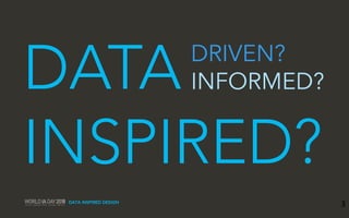 Data Inspired Design - Personalisation | PPT