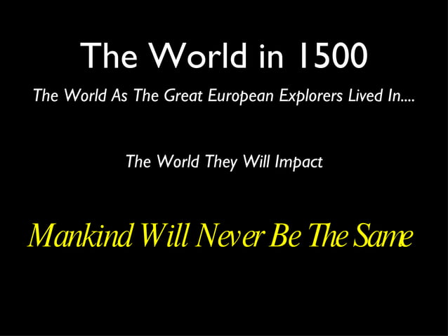 World in 1500 details 5 empires | PPT
